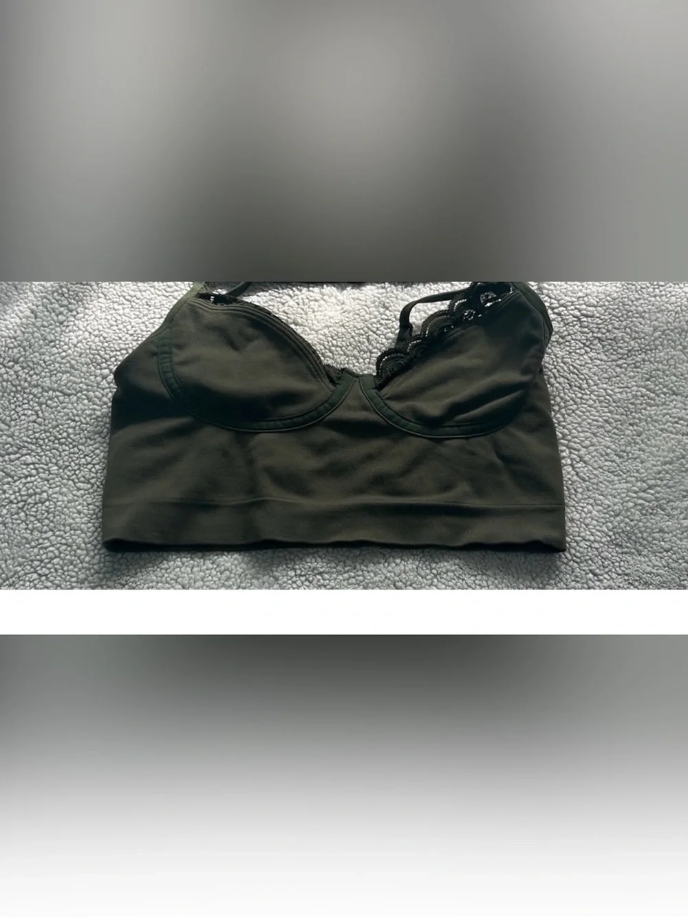aerie | Tops | Aerie Olive Green Topbralette | Poshmark